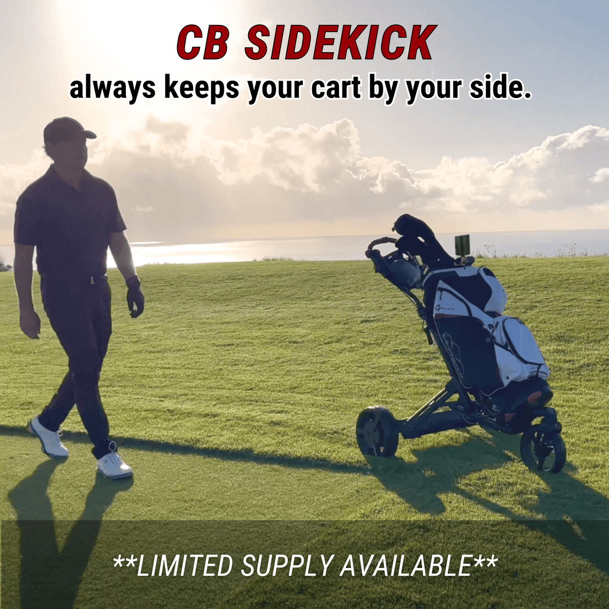 Club Booster V2 + Sidekick Follow Caddie System - Alphard Golf USA