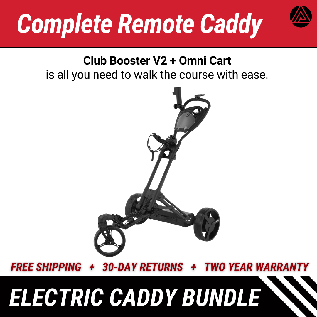 Club Booster V2 + Omni Cart = Motorized Golf Caddy by Alphard Golf – Alphard Golf USA