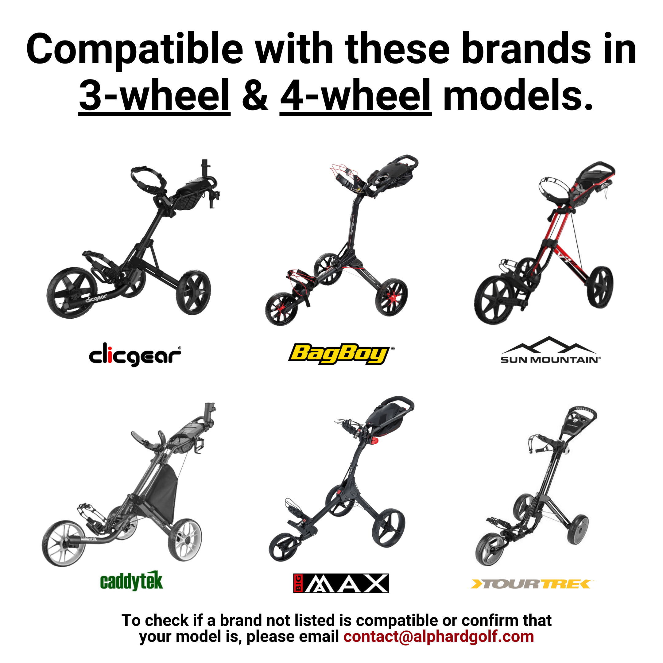 Club Booster V2Pro Electric Golf Push Cart - by Alphard Golf USA