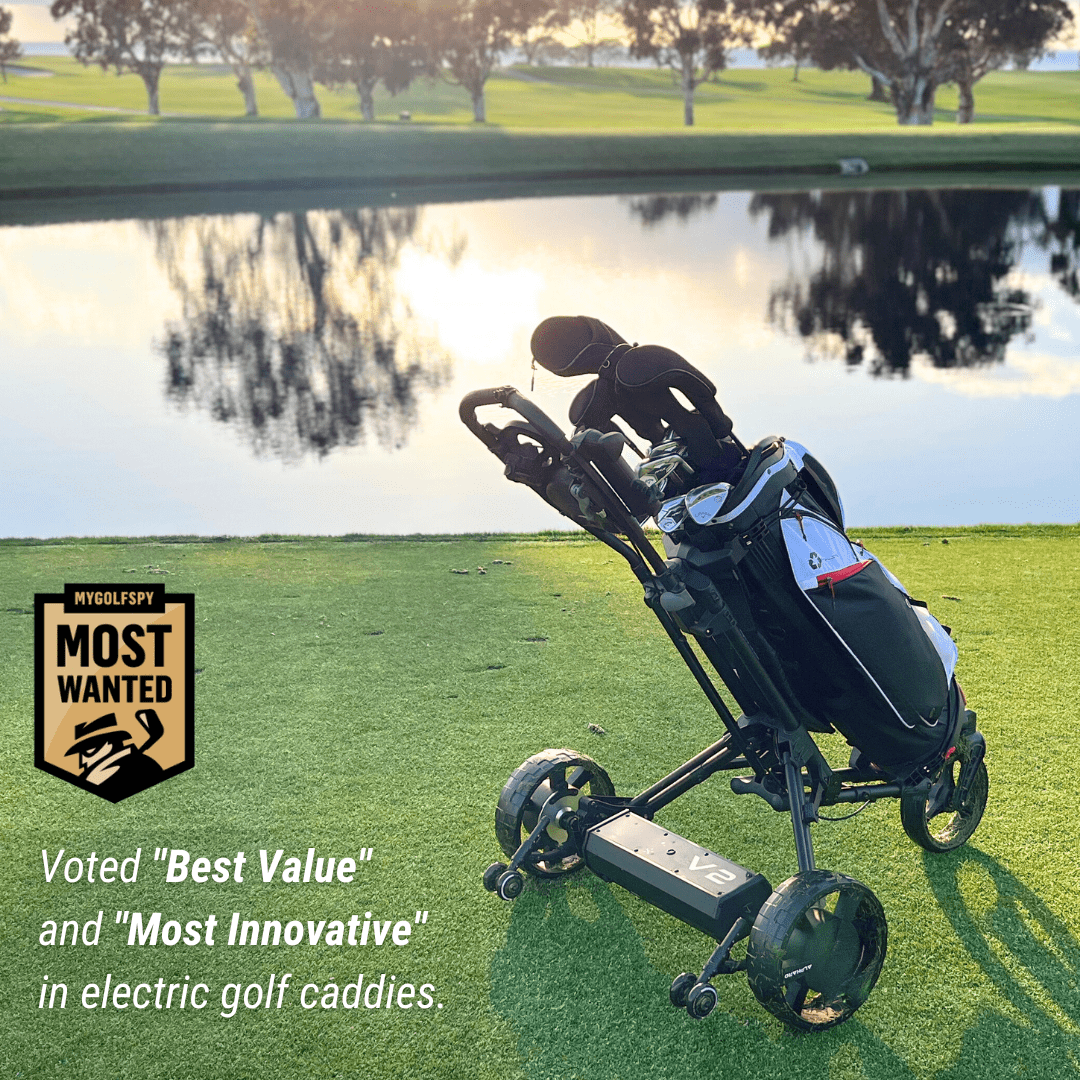 Club Booster V2Pro + Omni Cart = Motorized Golf Caddy with Remote by ...