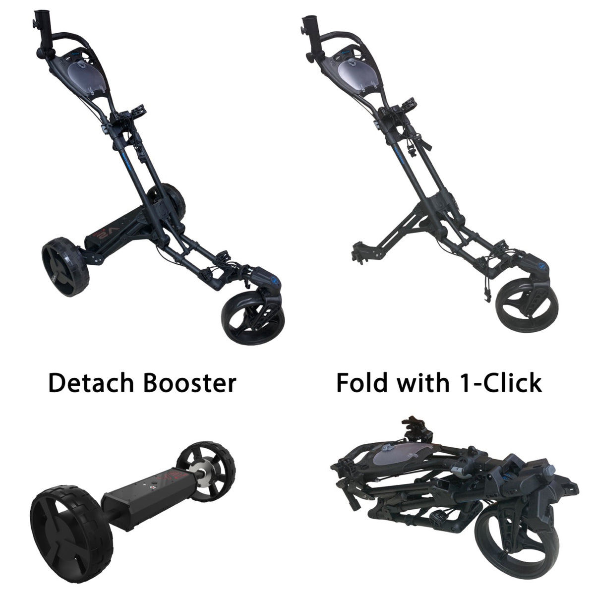 Omni Cart Manual Golf Push Cart by Alphard Golf. – Alphard Golf USA